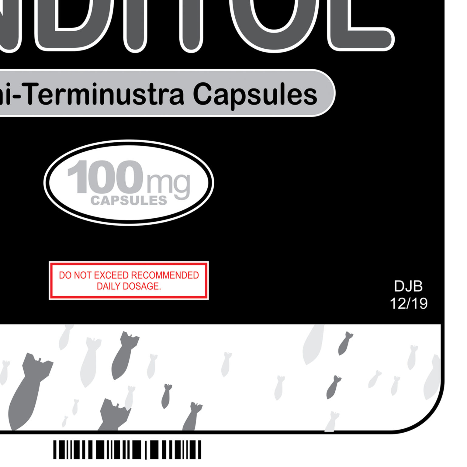Enditol 100mg - Limited Edition Print - Enjoy Denial